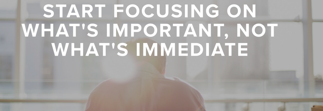 Start Focusing on What’s Important – Blog Engage Community Blog